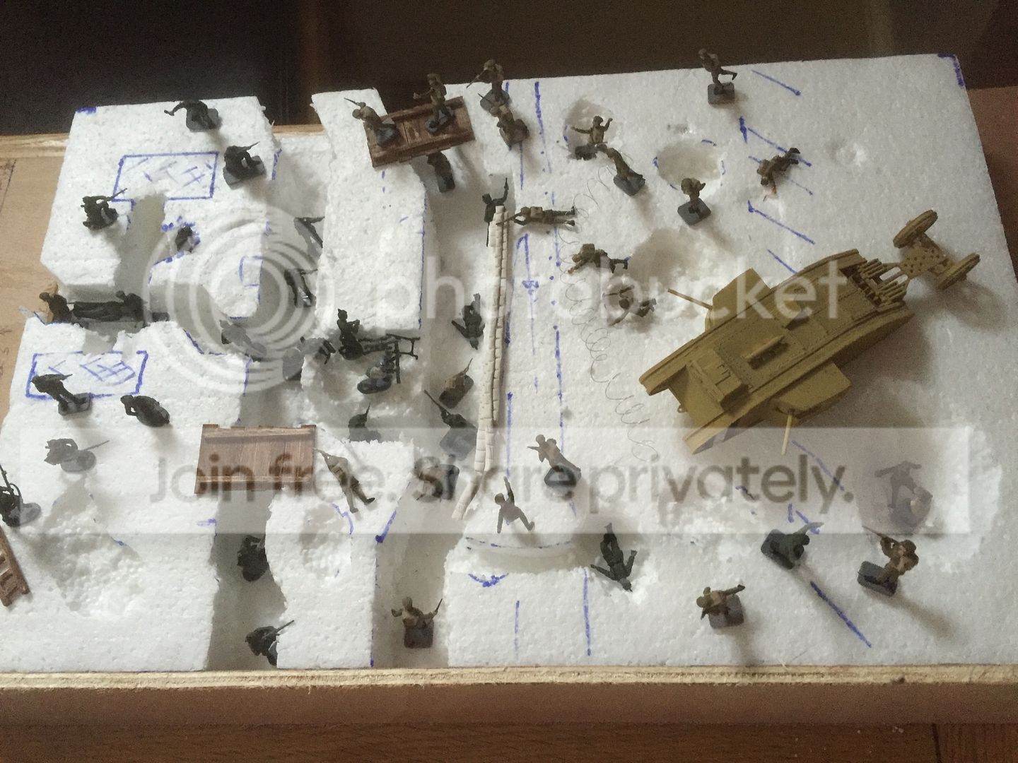 School Project - WW1 Trenches - Work In Progress - Dioramas ...