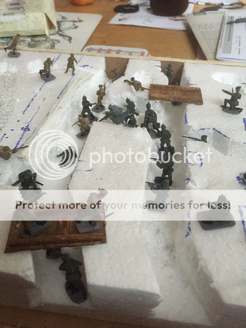 School Project - WW1 Trenches - Work In Progress - Dioramas ...